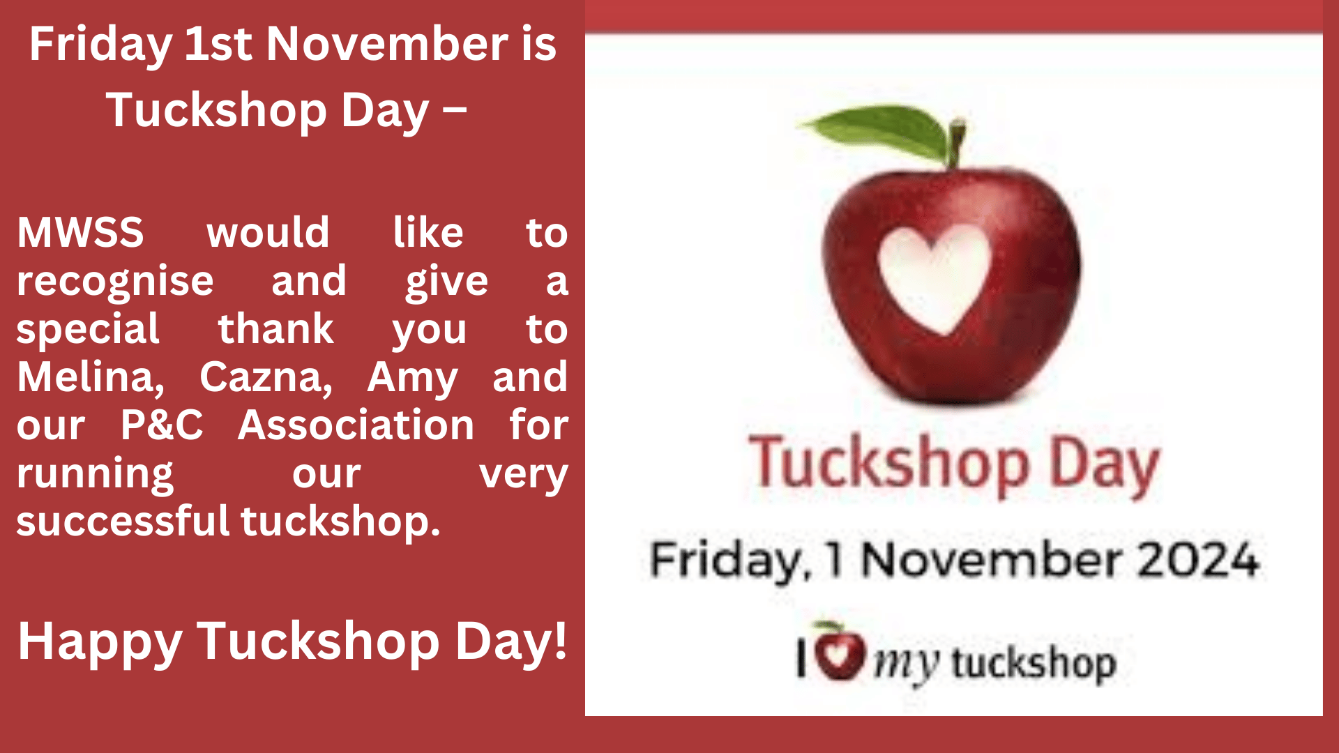 TUCKSHOP DAY 2024